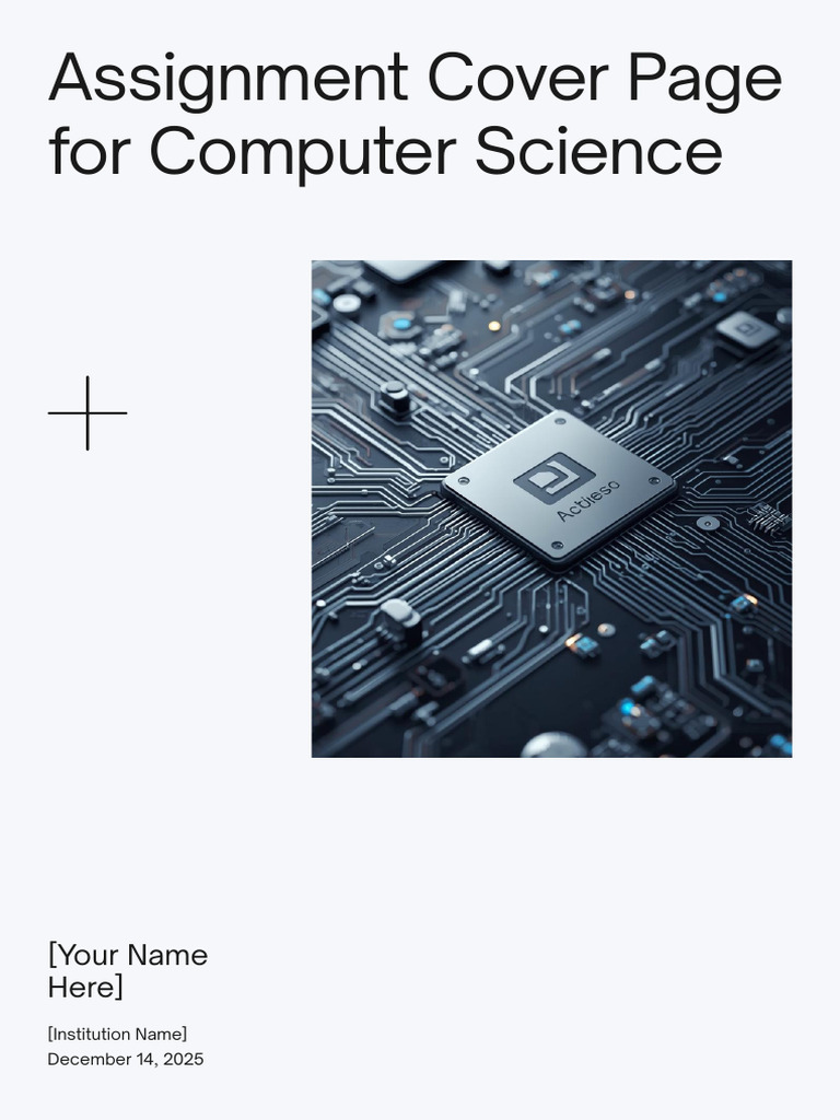 Document - Assignment Cover Page For Computer Science | PDF