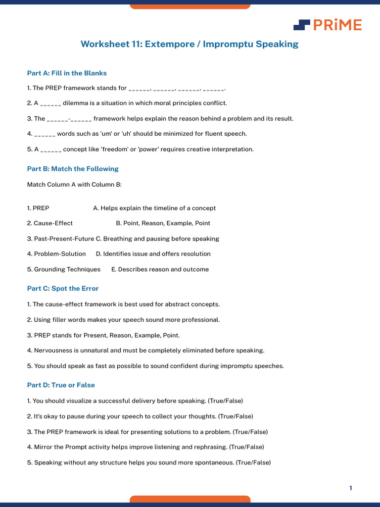 344959worksheet 11 - Extempore - Impromptu Speaking .Docx-1753953636032 ...