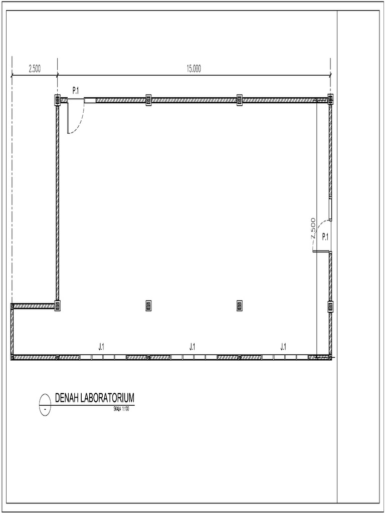 Denah Laboratorium | PDF
