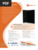 First Solar Series 7 TR1 Module Specs | PDF | Photovoltaics | Solar Panel