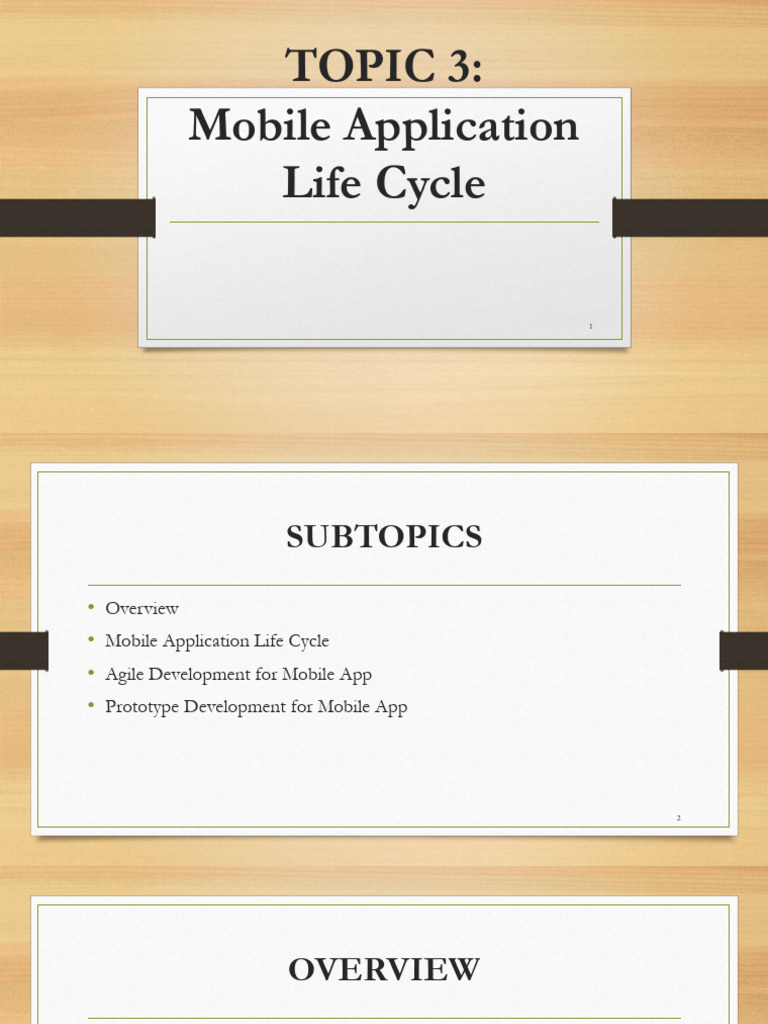 Mobile App Development Life Cycle Guide | PDF | Mobile App | Agile ...