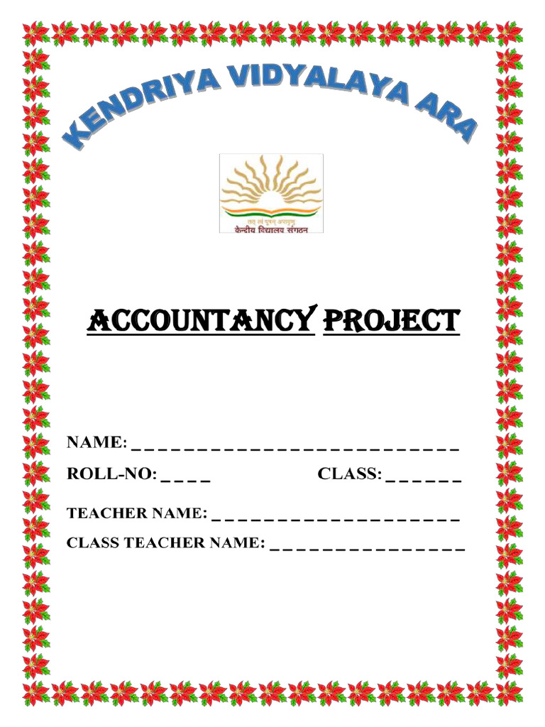 Accountancy Front Page | PDF