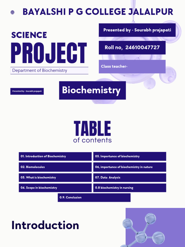 Purple and White Professional Science Project Presentation - 20251220 ...