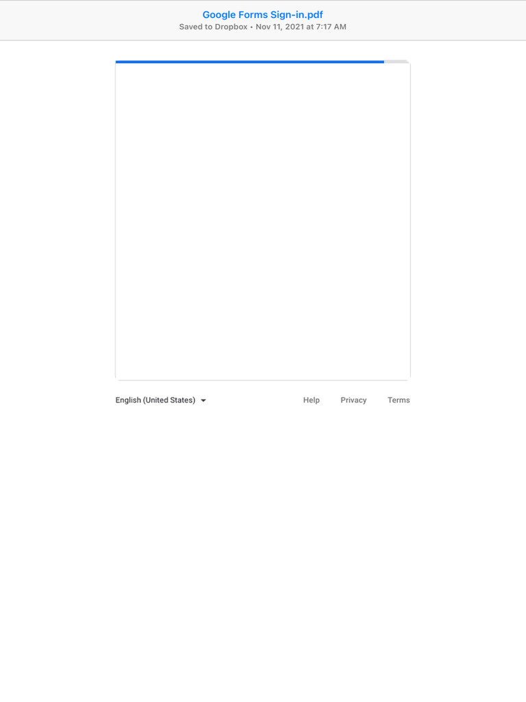 Google Forms Sign-In Instructions | PDF