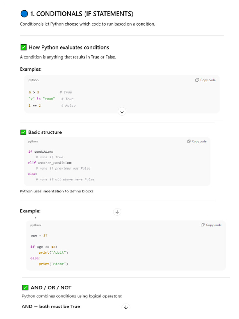 Python Notes | PDF