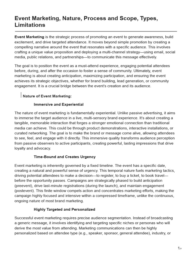 Event Management Unit 3 in English (Sep) | PDF | Public Relations | Brand