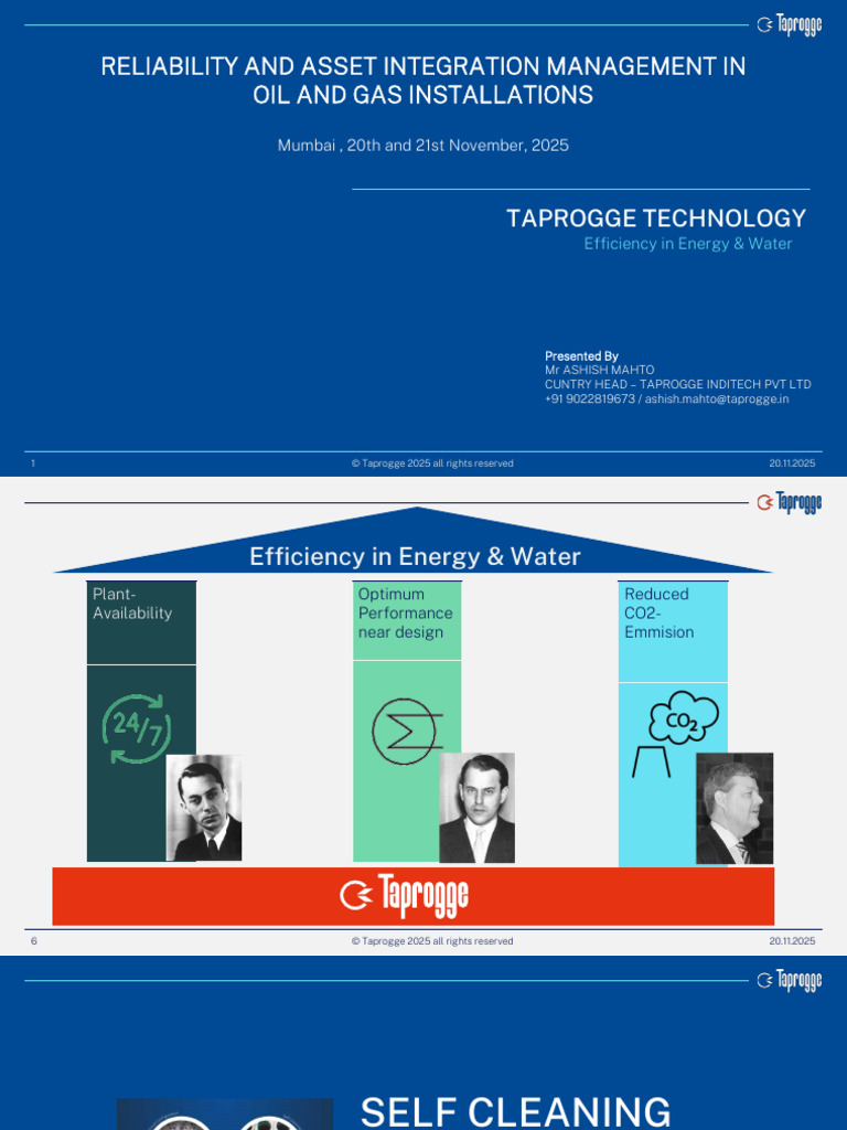 Taprogge - CHT - Presentation - Version 0 - 08112025 | PDF | Heat ...
