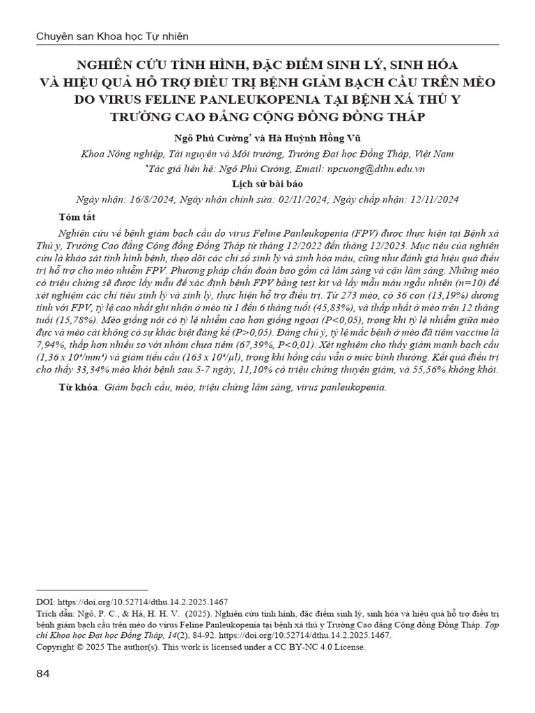 Tap Chi KHDT Tap 14 So 02-84-92-1964-9398 - Article Text | PDF