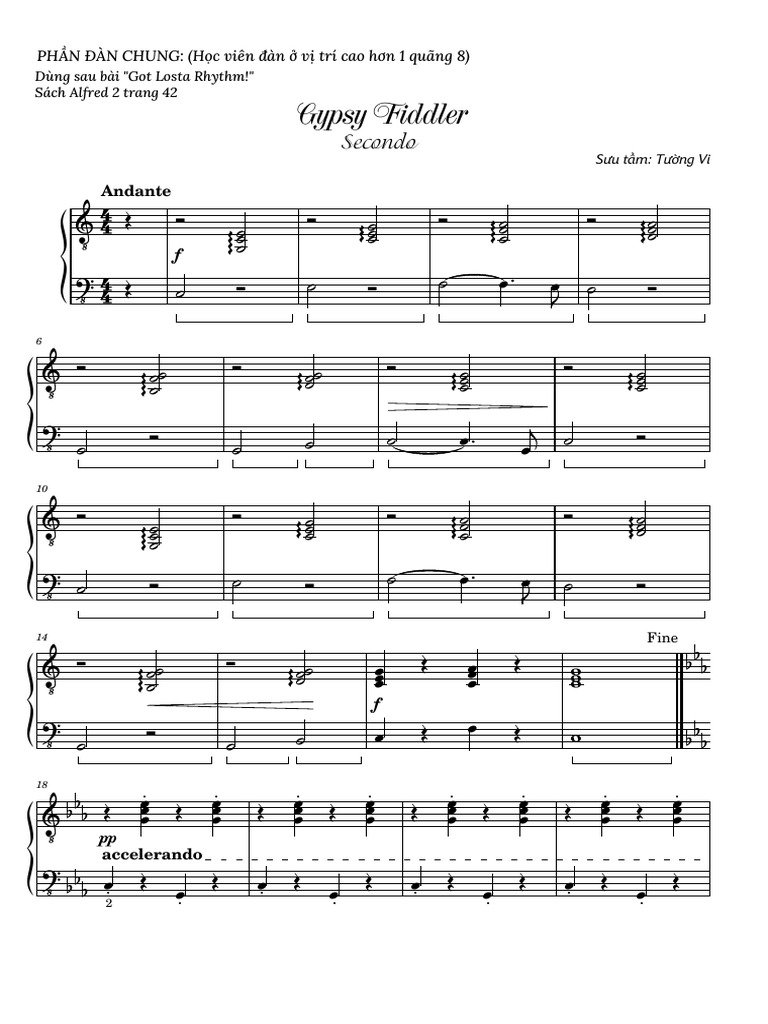 Gypsy Fiddler (T) | PDF