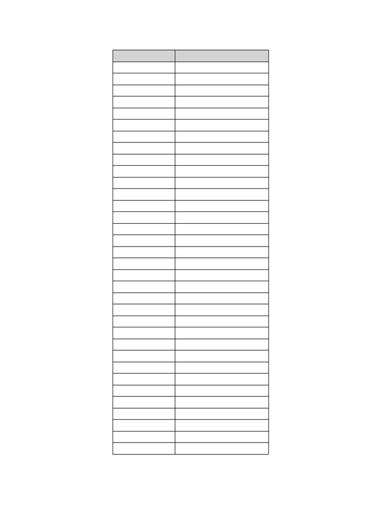 Lot Pip Table 1 To 500 | PDF