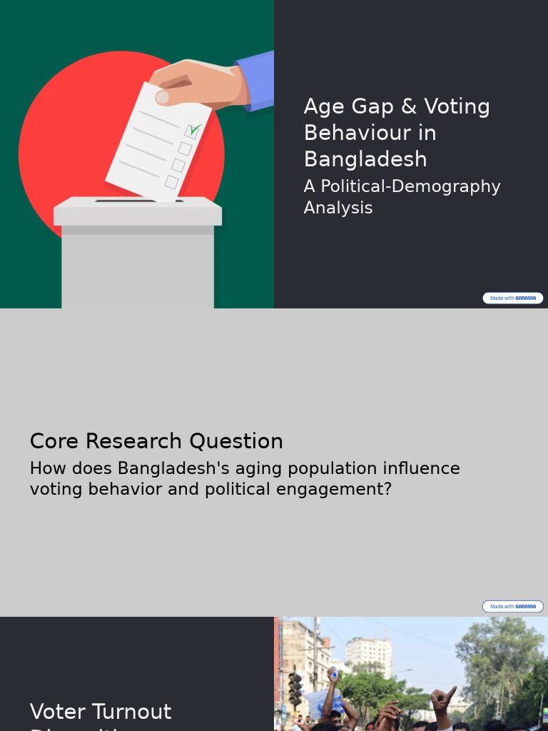 Age Gap Impact on Voting in Bangladesh | PDF