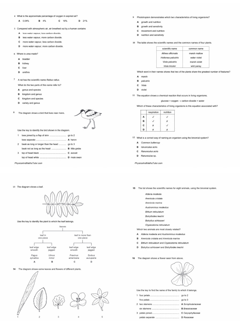 PMT ch1 Bio | PDF