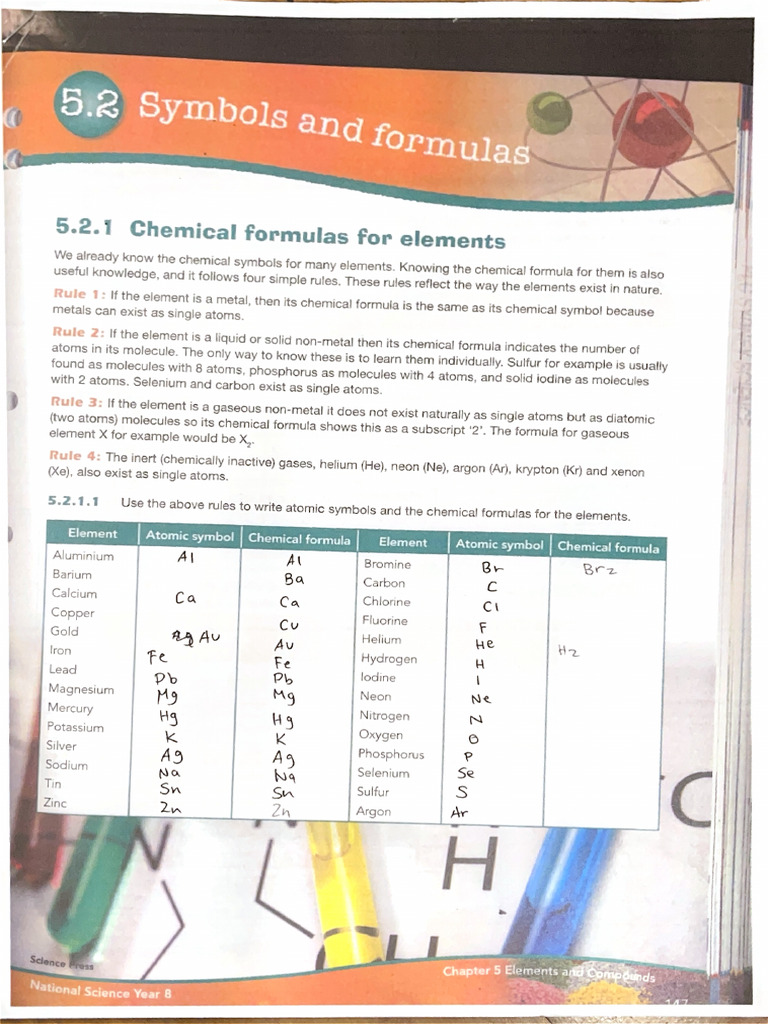 5.2 Symbols and Formulas | PDF