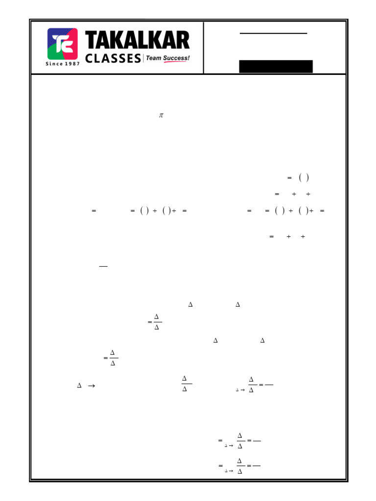 Basic Mathematical Tools Used in Physics - XI - Theory | PDF ...