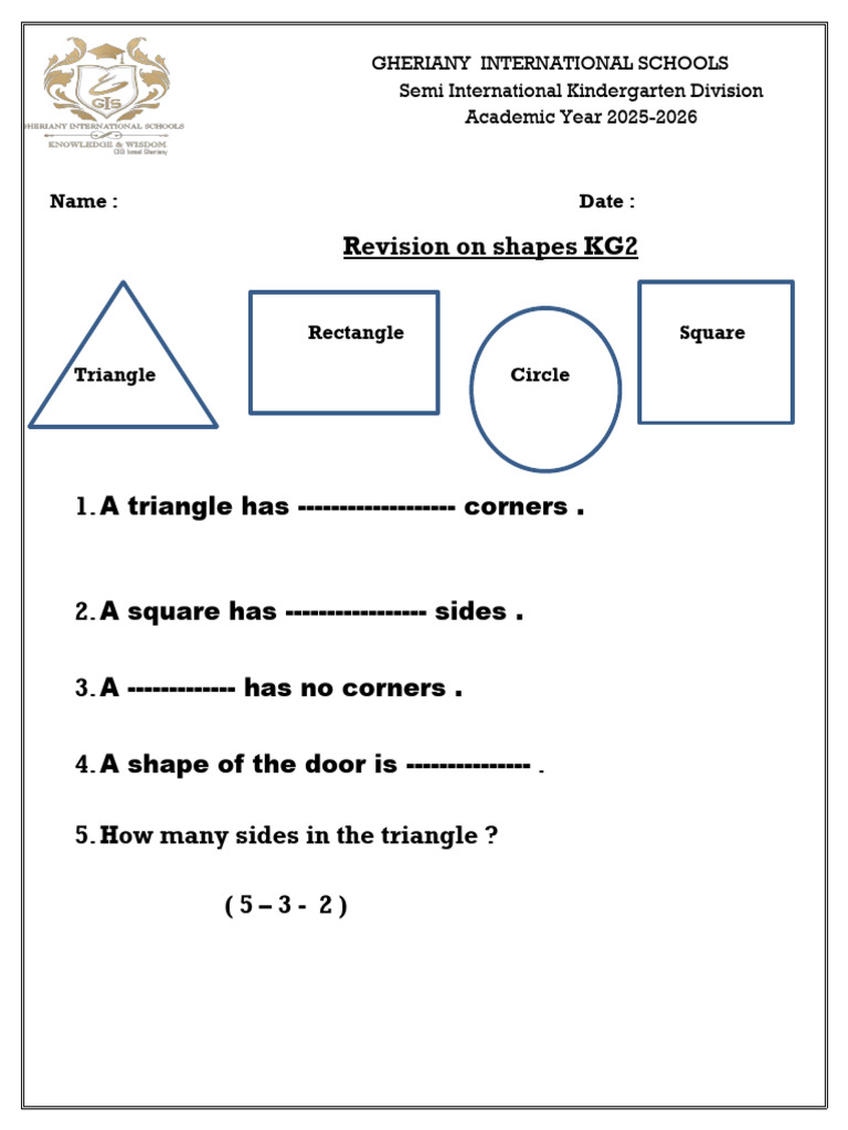 Revision On Shapes | PDF