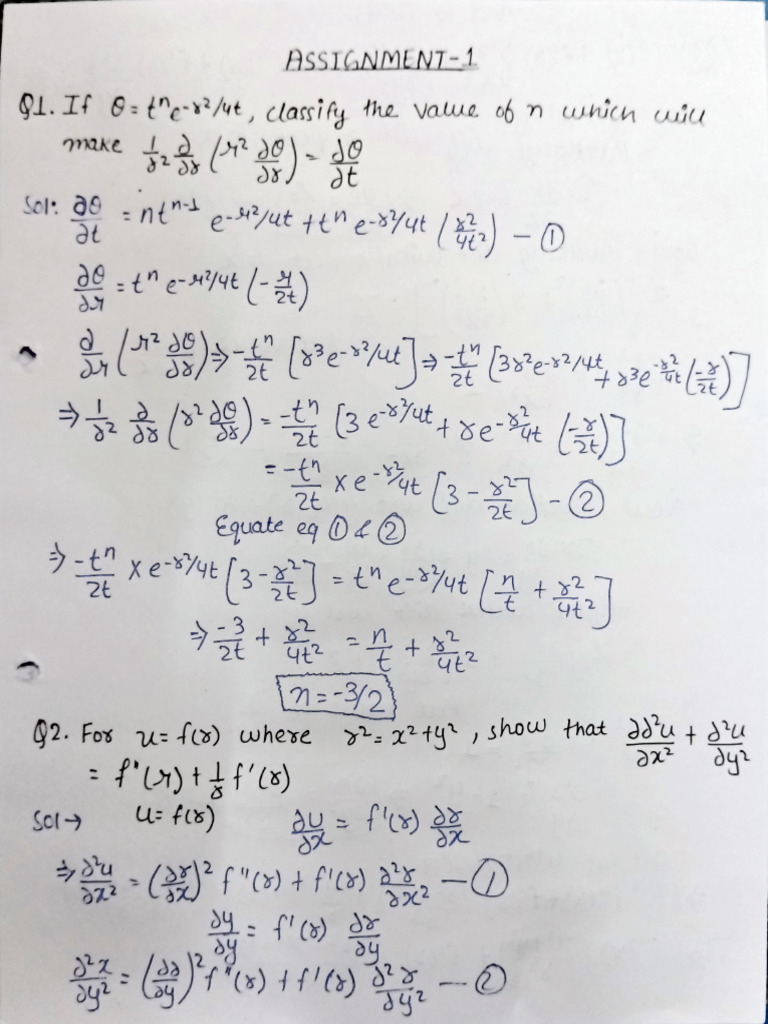 Calculus Assignment: Differentiation Techniques | PDF