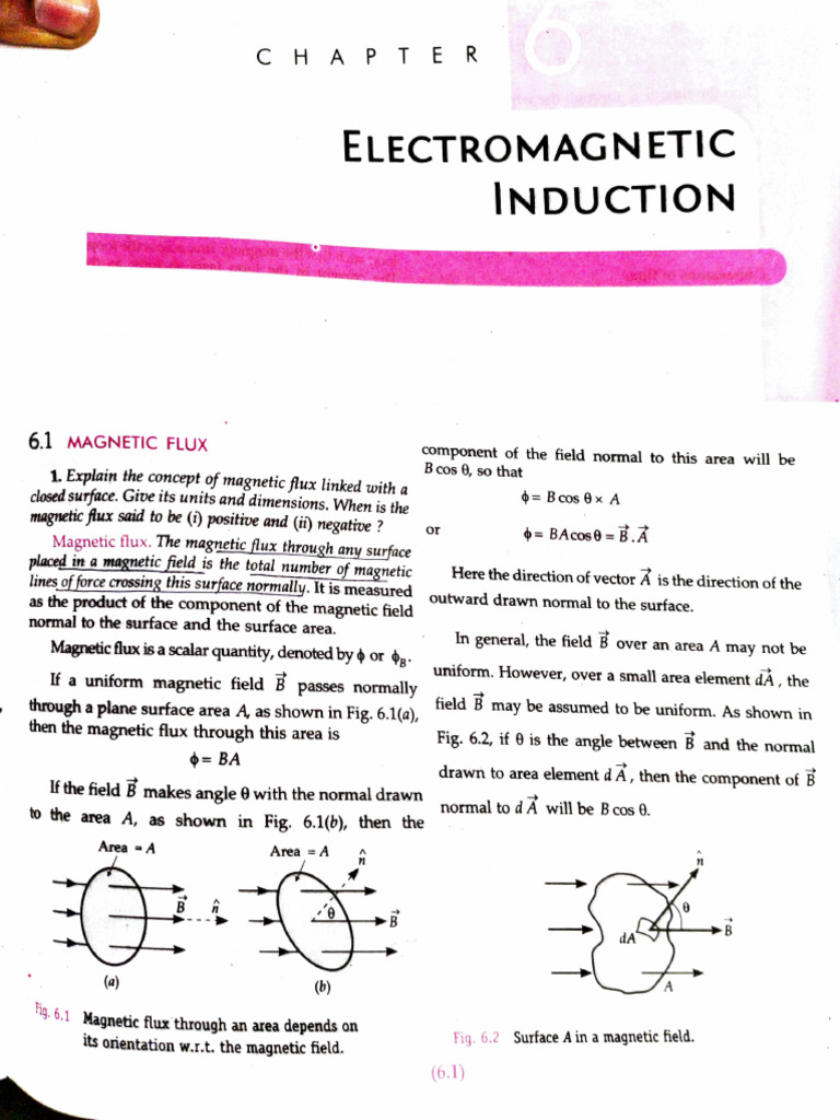 Understanding Magnetic Flux and Induction | PDF | Electromagnetic ...