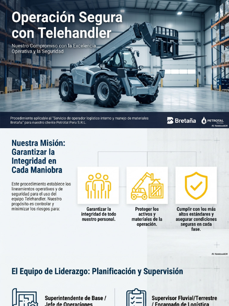 Telehandler_Operación_Segura_y_Excelencia | PDF