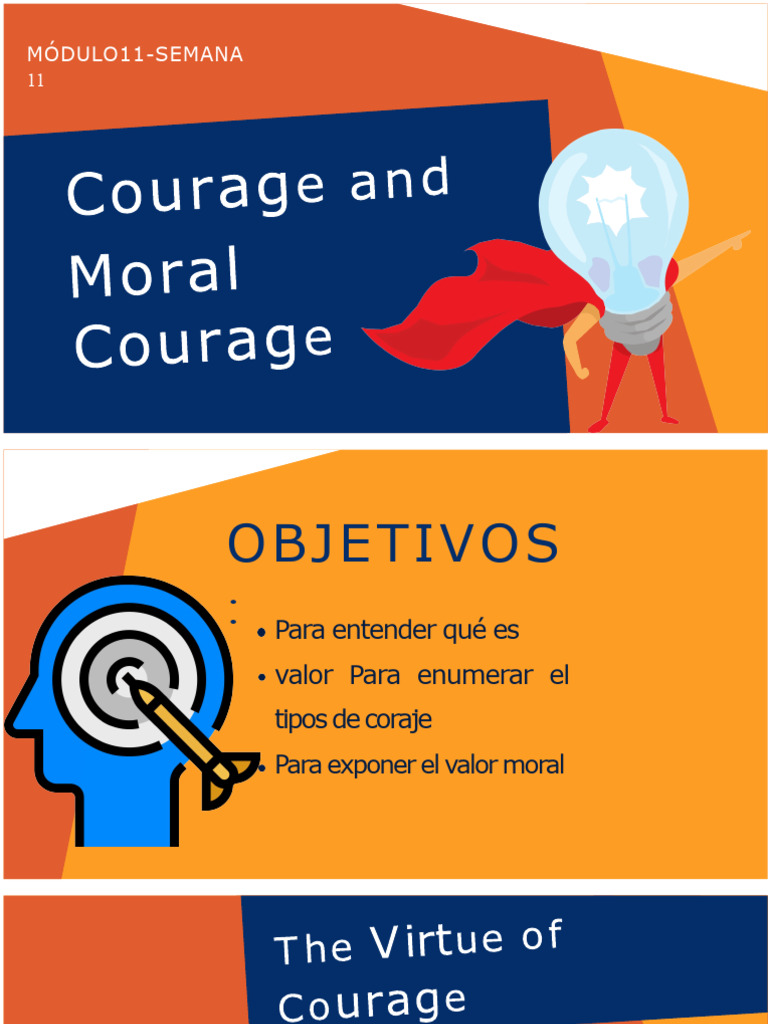 MÓDULO-11-SEMANA-11-Valentía y Valentía Moral | PDF | Valor