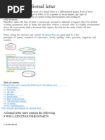 Spanish Formal Letter Writing Guide | PDF | Spanish Language | Proofreading