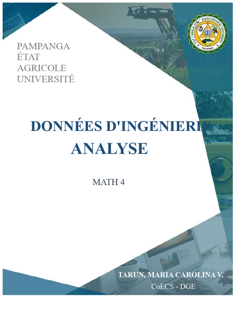 Guide MATH 4 : Analyse des données en ingénierie | PDF | Statistiques ...