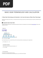 Spur Gear Calculation Formulas | PDF | Gear | Equipment