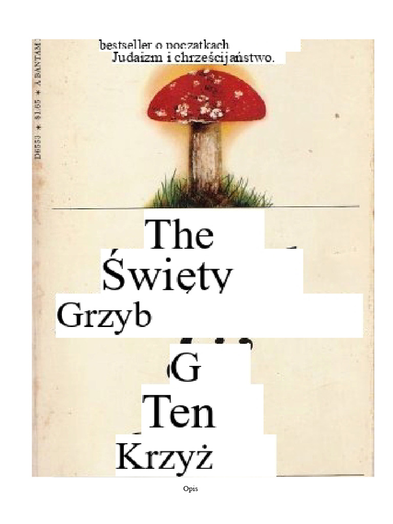 Święty Grzyb I Krzyż - Wprowadzenie I Rozdział 1 | PDF