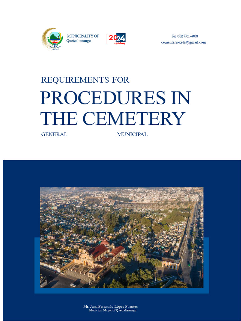 Exhumation Requirements Quetzaltenango | PDF | Burial | Cemetery