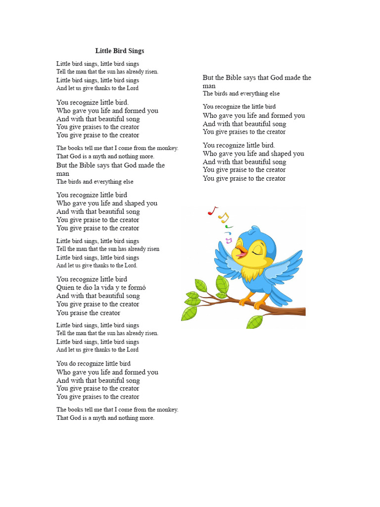 Little Bird Sings | PDF