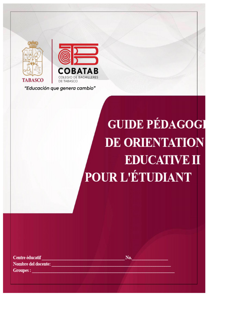 Guide d'Orientation Éducative II | PDF | Environnement naturel | Démocratie