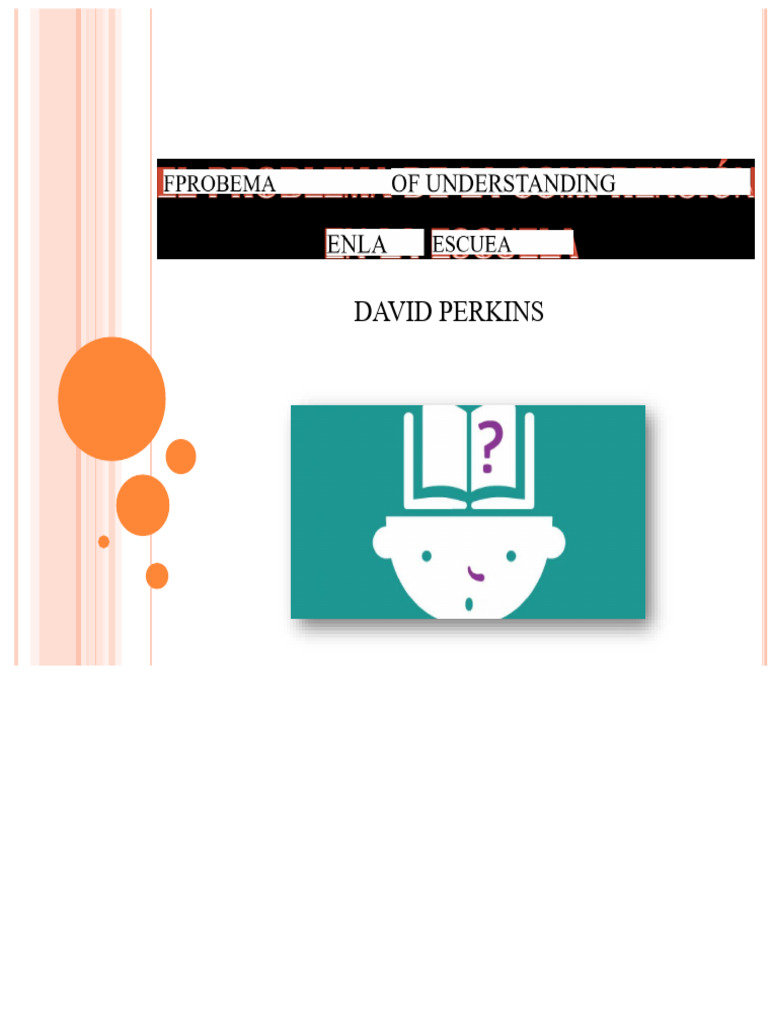 The Problem of Understanding in School - David Perkins | PDF ...