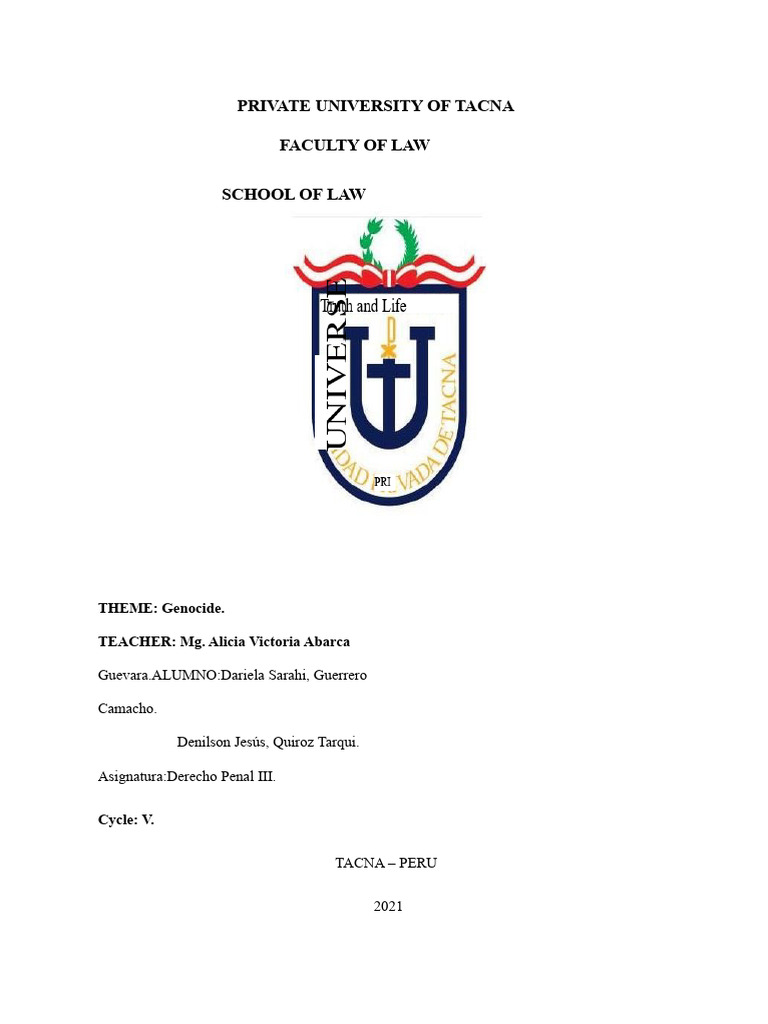 MONOGRAPH On the Crime of Genocide 319 | PDF | Genocides | Crimes