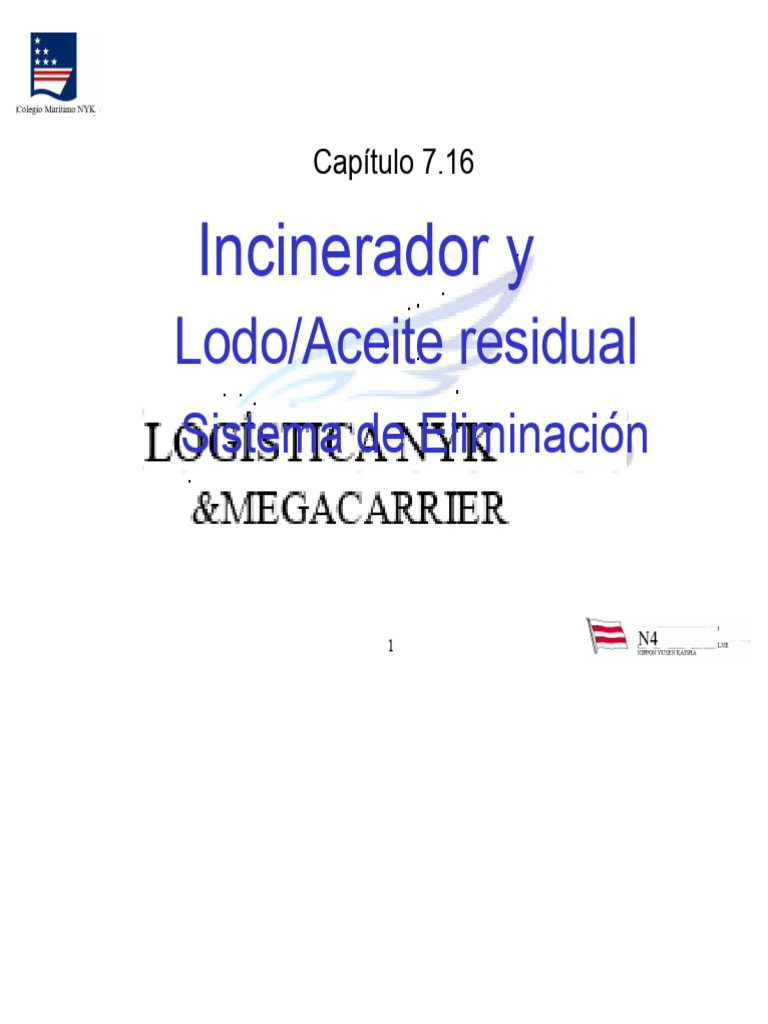 Punto de Poder Capítulo 7.16 (Incinerador) | PDF | Incineración | Residuos