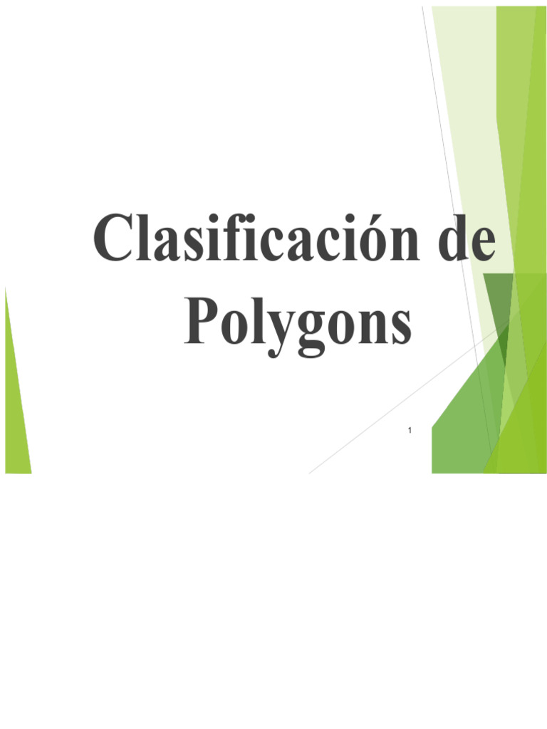 Matemáticas G7 Q3- Semana 8- Clasificación de Polígonos | PDF ...