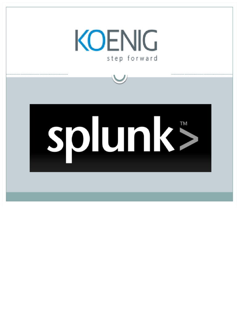 Splunk PPT Satinder Singh Sandhu | PDF