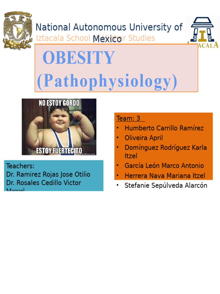 Pathophysiology of Obesity | PDF | Adipose Tissue | Leptin