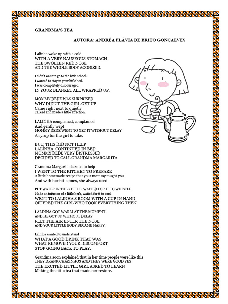Grandma's Healing Tea Recipe for Kids | PDF