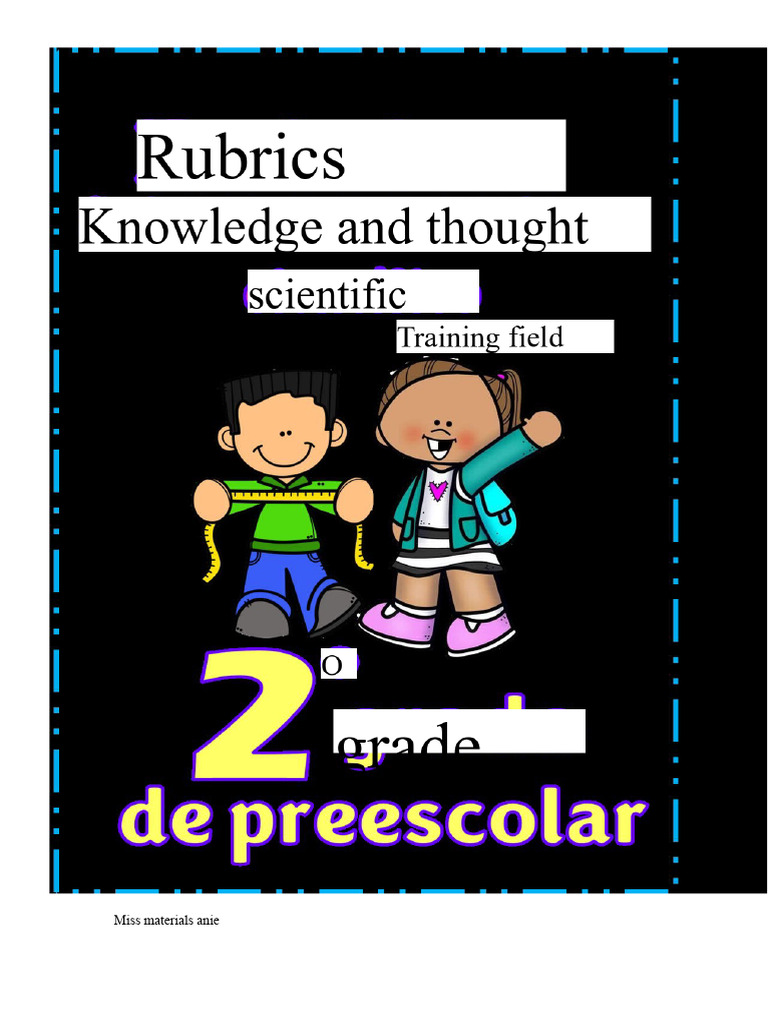 2nd Grade Rubrics Knowledge and Scientific Thinking | PDF | Knowledge ...