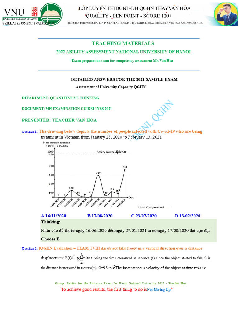 Detailed Answers - Sample Exam For National High School Graduation Exam ...