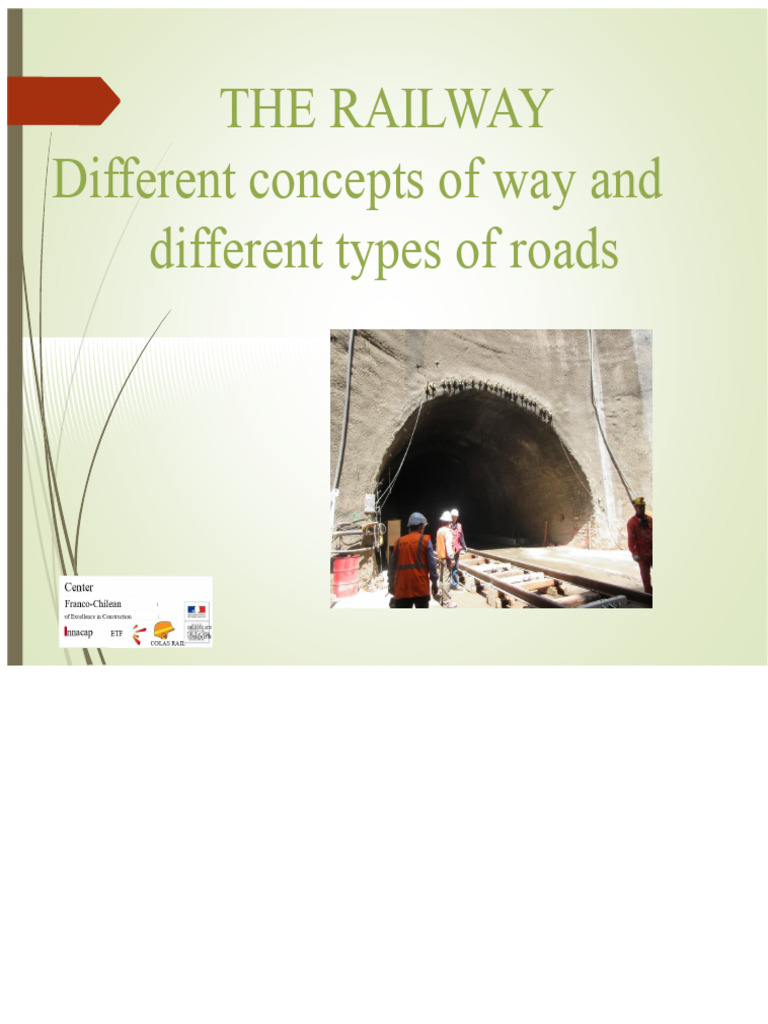 4 Different Types of Roads | PDF | Rail Transport | Rail Infrastructure