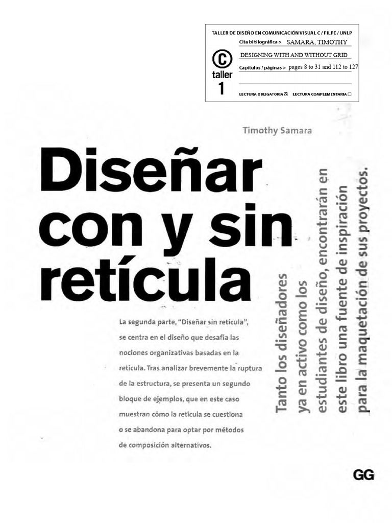 Designing With and Without A Grid - Timothy Samara | PDF