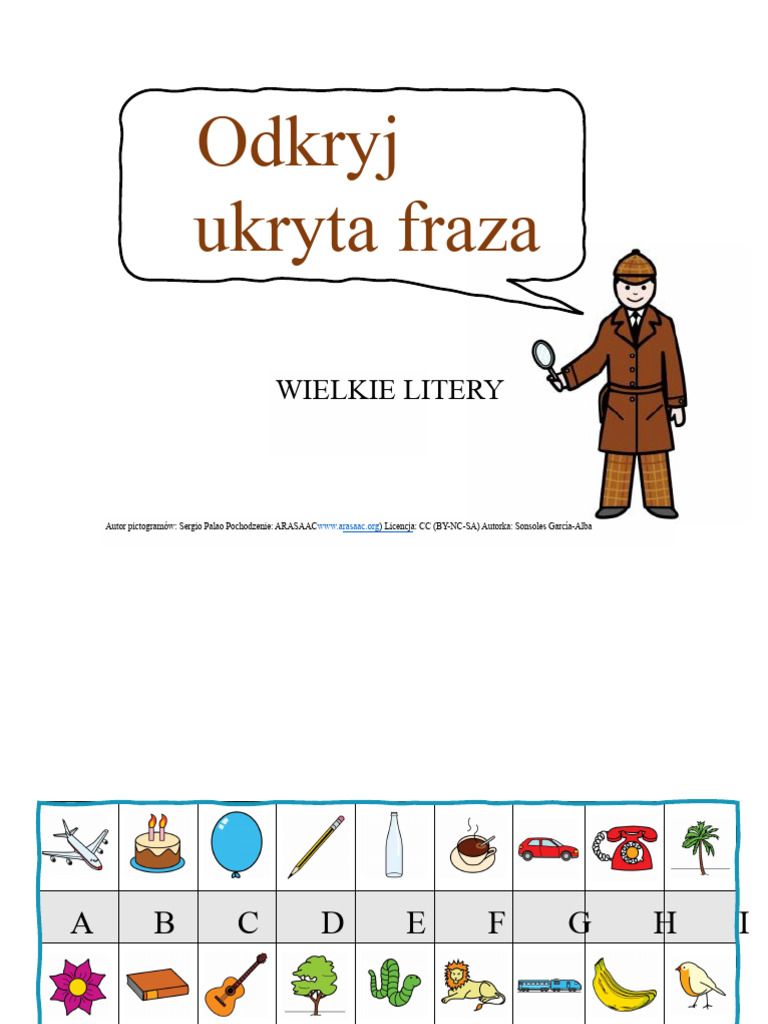 Fraza Ukryta Wielkimi Literami | PDF