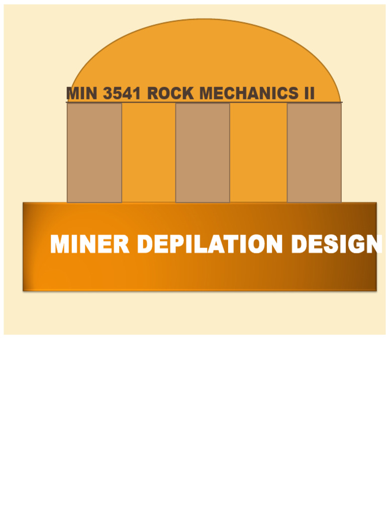 Pillar Design in Rock Mechanics II | PDF | Mining | Strength Of Materials