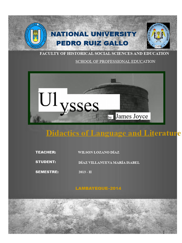 Analysis of James Joyce's Ulysses | PDF | Ulysses (Novel) | Odyssey