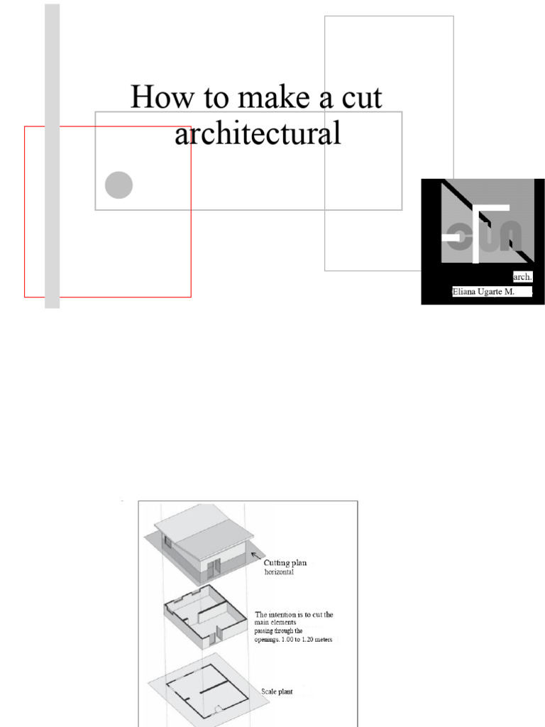 How to make an architectural section | PDF