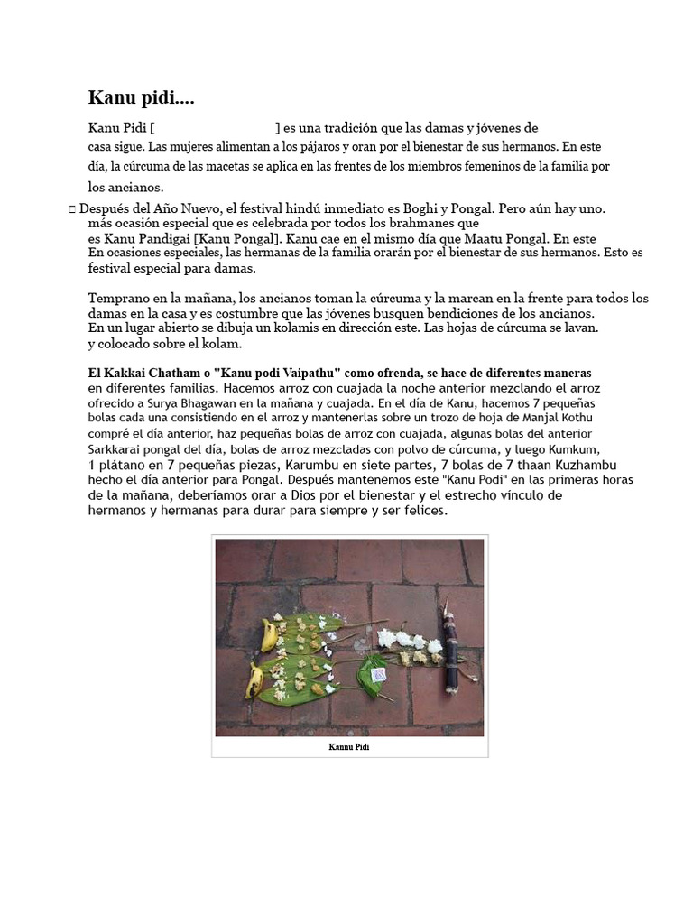 Kanu Pidi | PDF | Oración