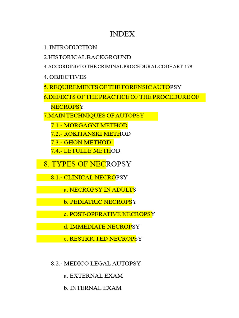 Monograph of Necropsy | PDF | Autopsy | Pathology