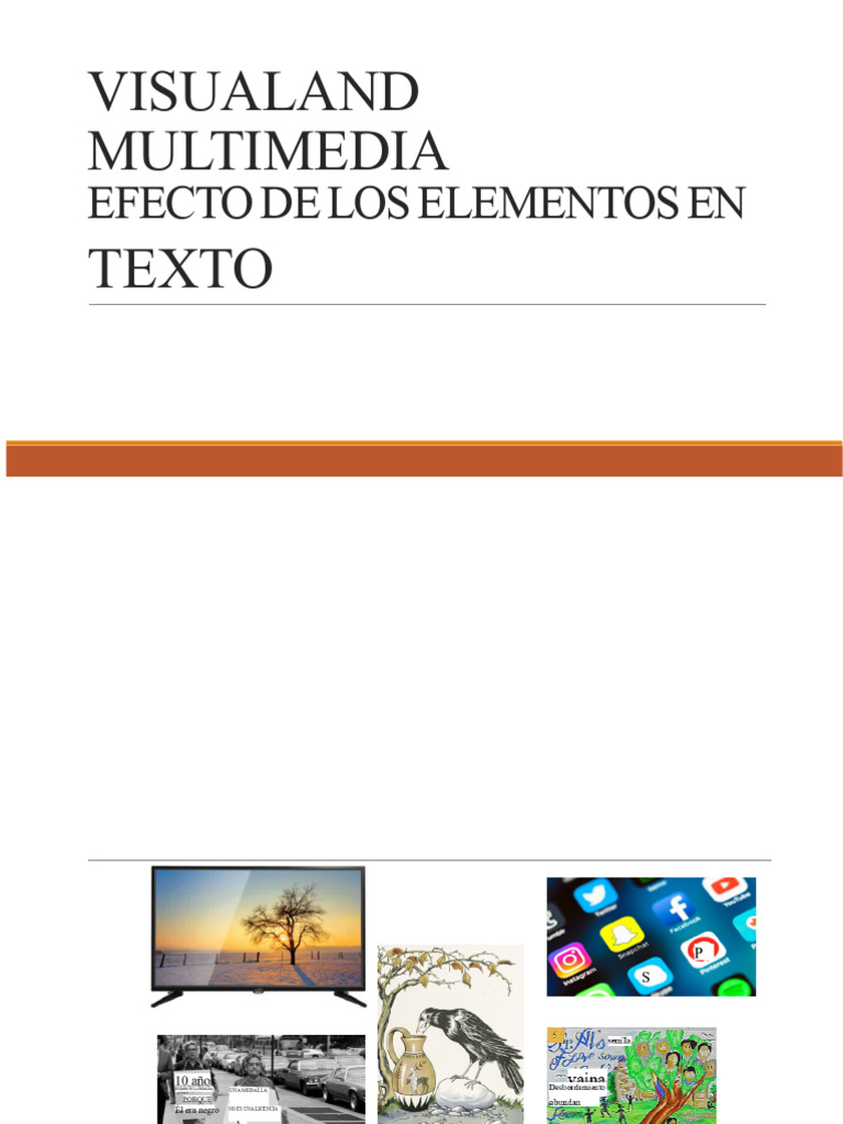 Efecto de Los Elementos Visuales y Multimedia en El Texto | PDF ...