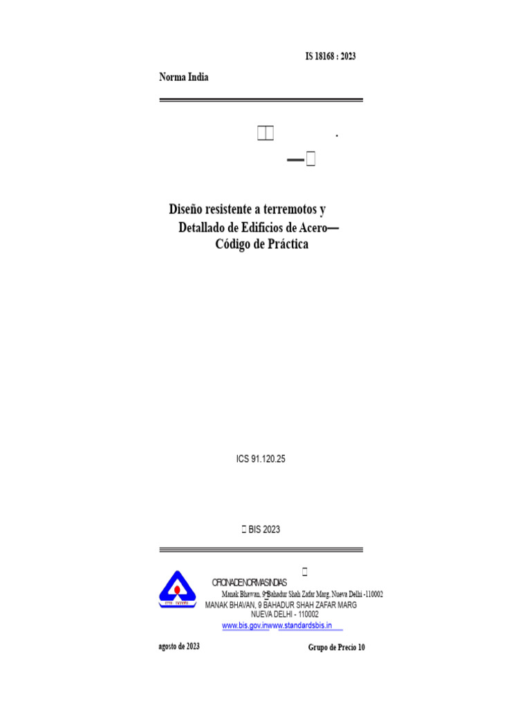 IS 18168_Estructuras de Acero-1 | PDF | Viga (Estructura) | Doblar