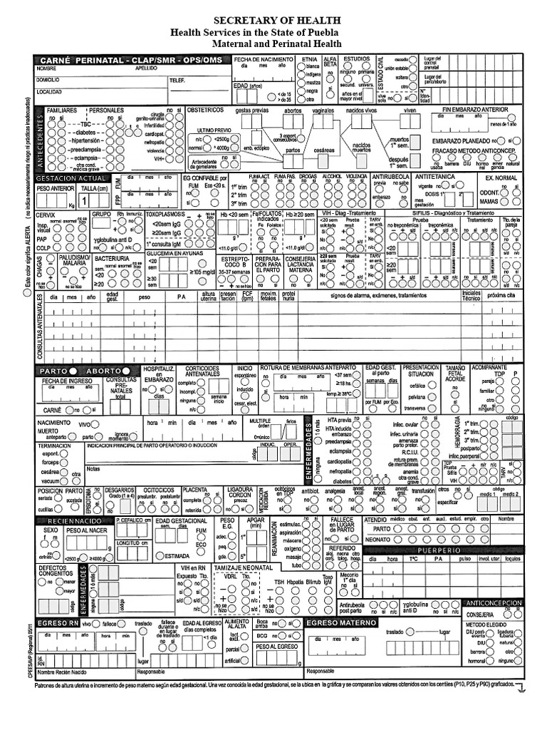Perinatal Card | PDF
